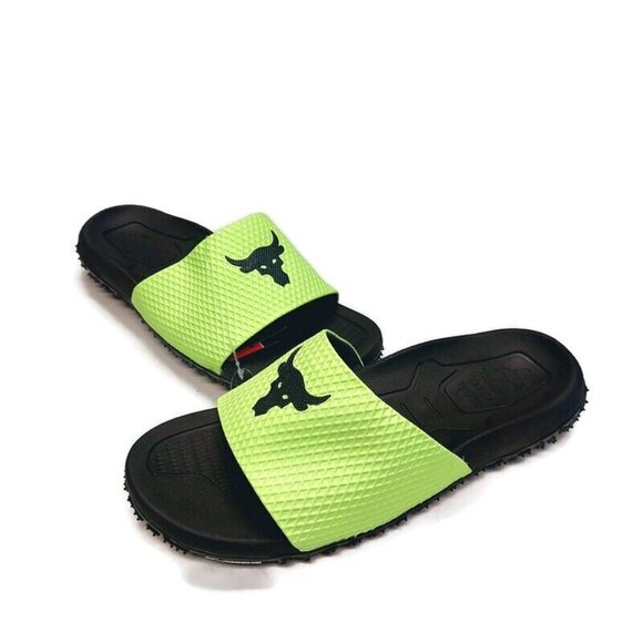 Under Armour | Shoes | Under Armour Ua Project Rock Slides Mens Size 8 ...